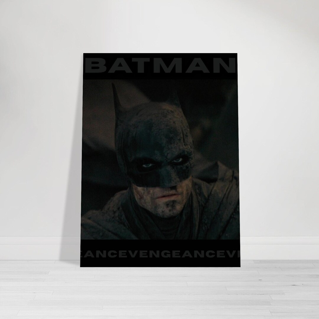 The Batman - Vengeance Aluminum Poster - Etsy