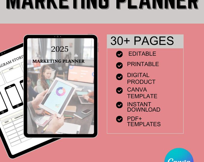 Campaign Tracker - Printable Planner, Personal Planner, Social Media ...