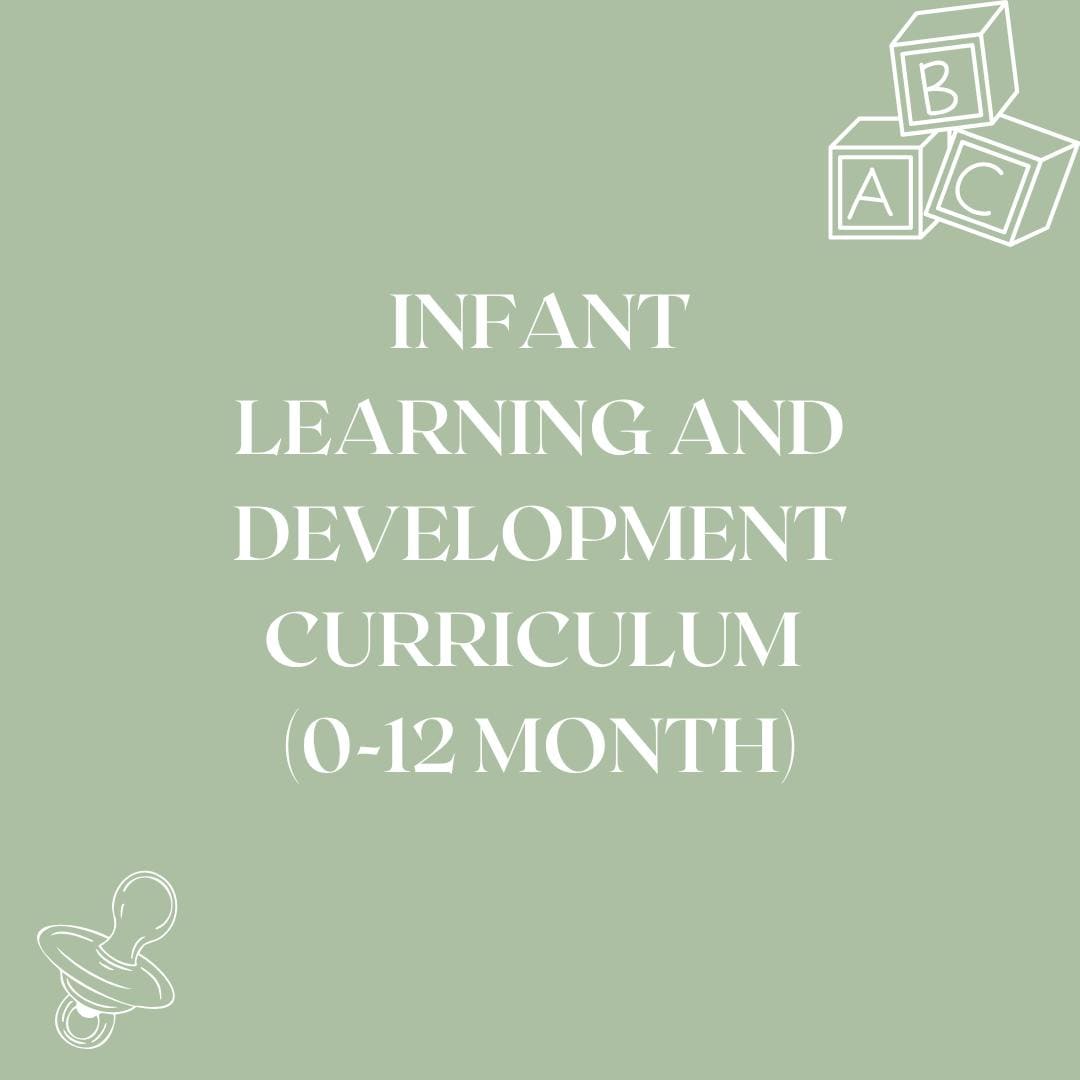 FREEBIE Infant Curriculum (0-12 Months) Developmental Focus, Activities ...