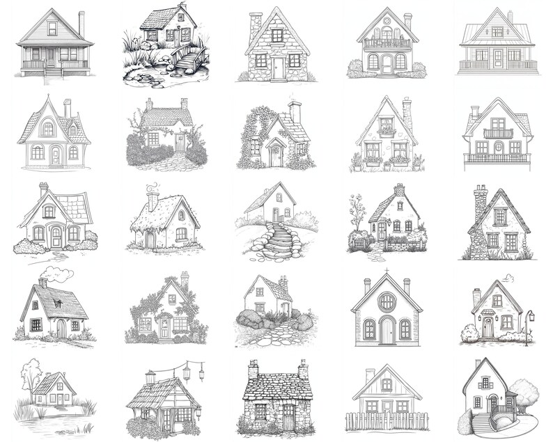 115+ Procreate Cozy Cottage Brushes | Procreate Stamps | Instant ...