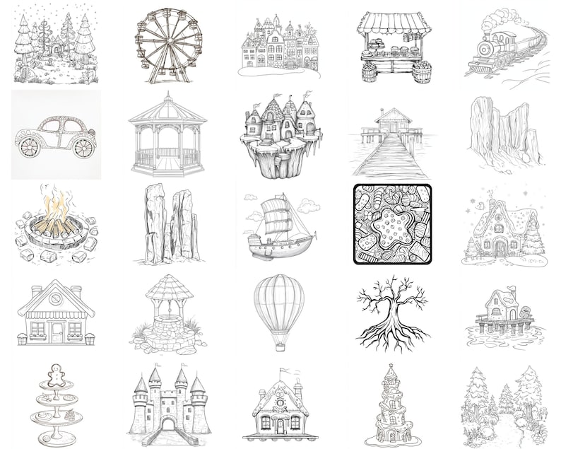 115+ Procreate Gingerbread Wonderland Brushes | Procreate Stamps ...