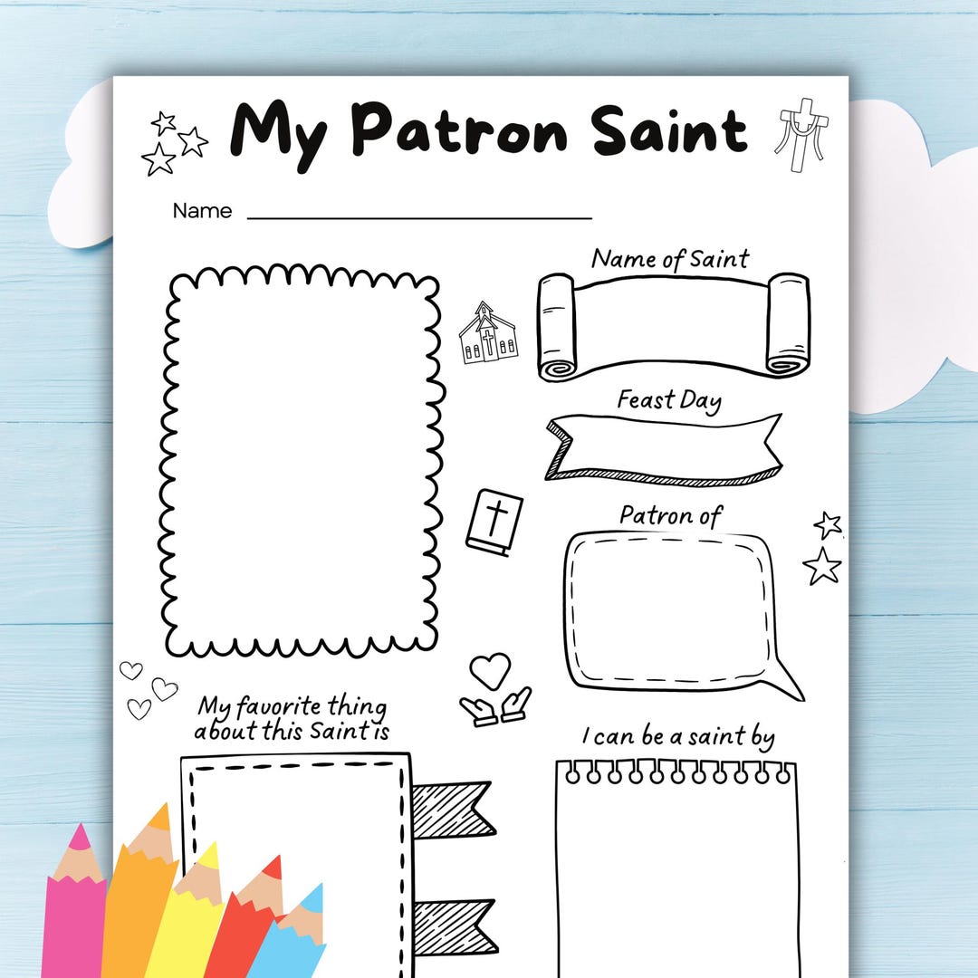 All Saints Day Activity, All Saints Day Crafts, All Saints Day ...