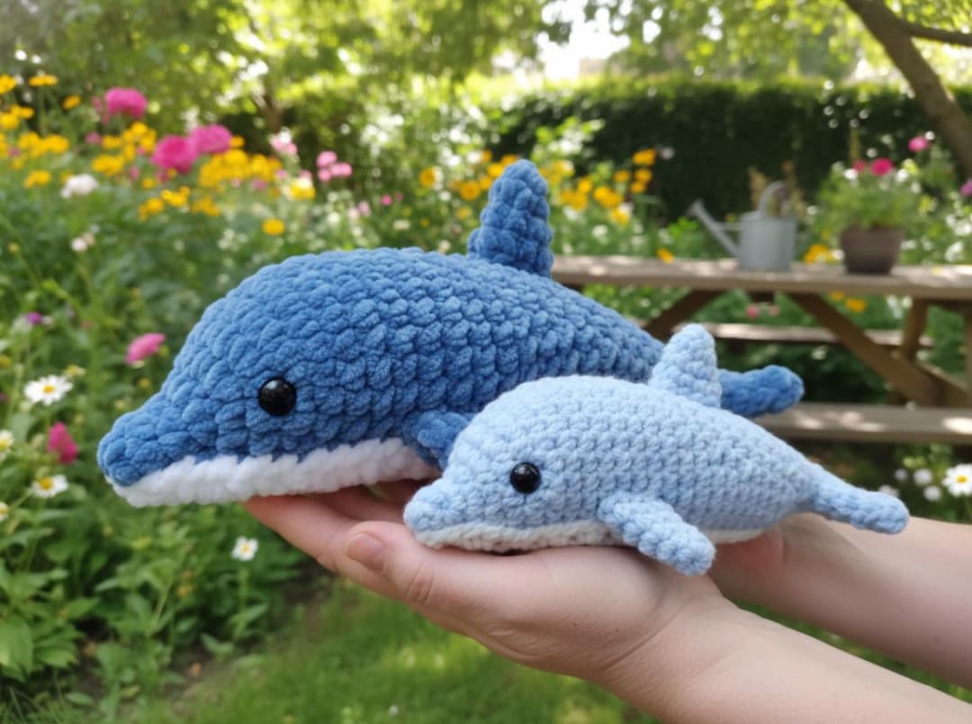 Dolphin Crochet Pattern, Dolphin Amigurumi Pattern PDF, Fish Love Gifts ...