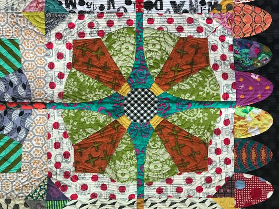 PDF of Spinner Quilt Pattern - Etsy