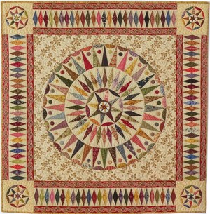 Scrap Happy Mariner's Compass Quilt Pattern - Etsy Canada