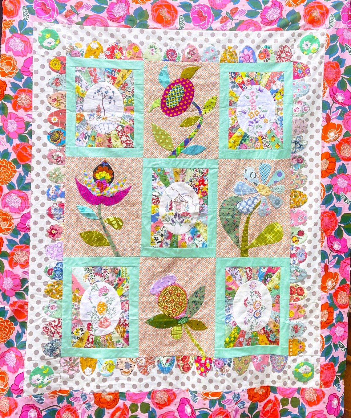 Oval Doily Quilt Pattern - Etsy UK