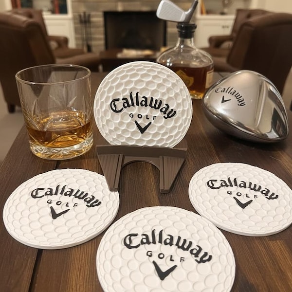 Golf Themed Drink Coaster - Etsy