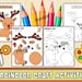 Reindeer Cut and Paste Craft | Winter Art Activity (PDF) - Etsy