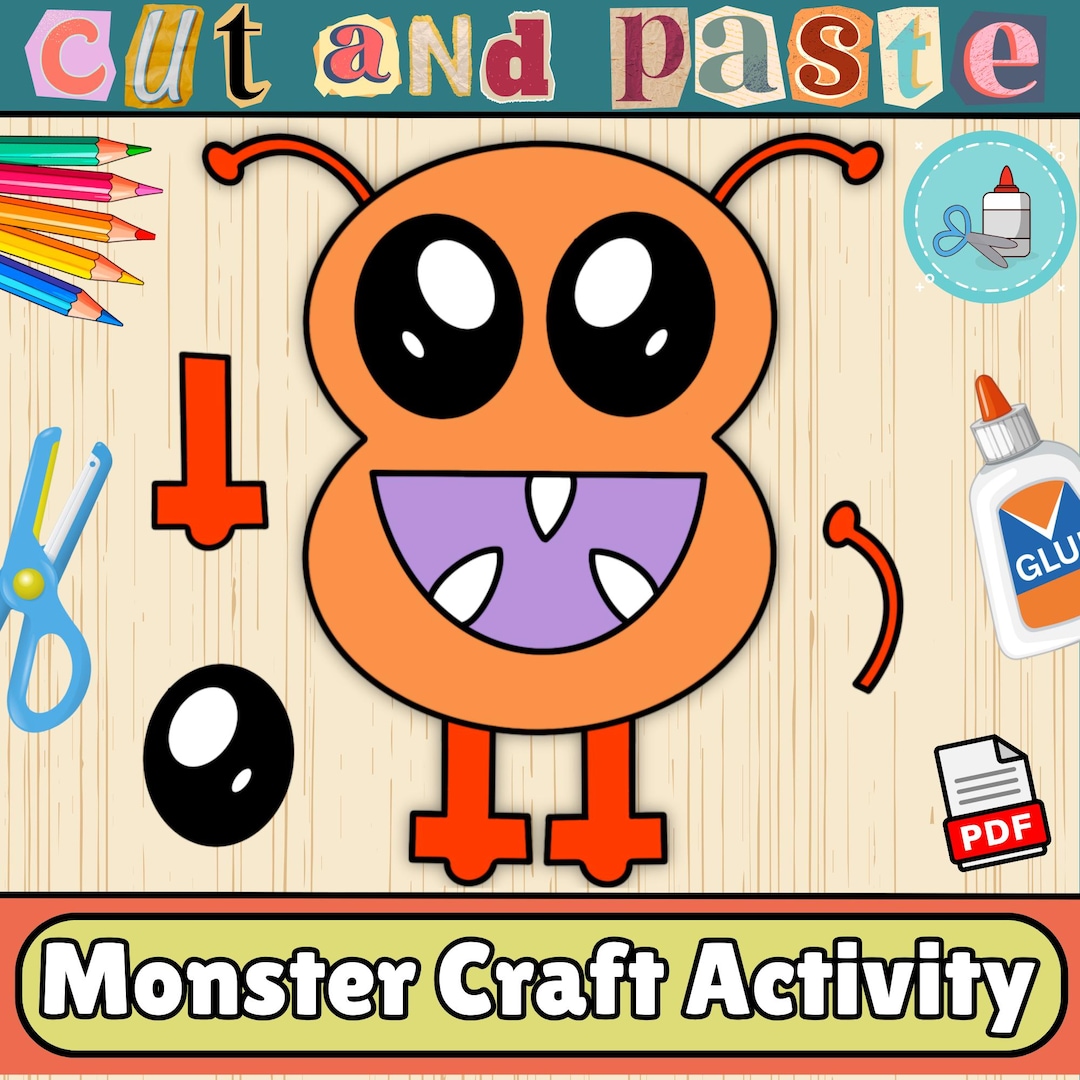 Monster Craft Alien Outer Space-bulletin Board Theme Craft Activities ...