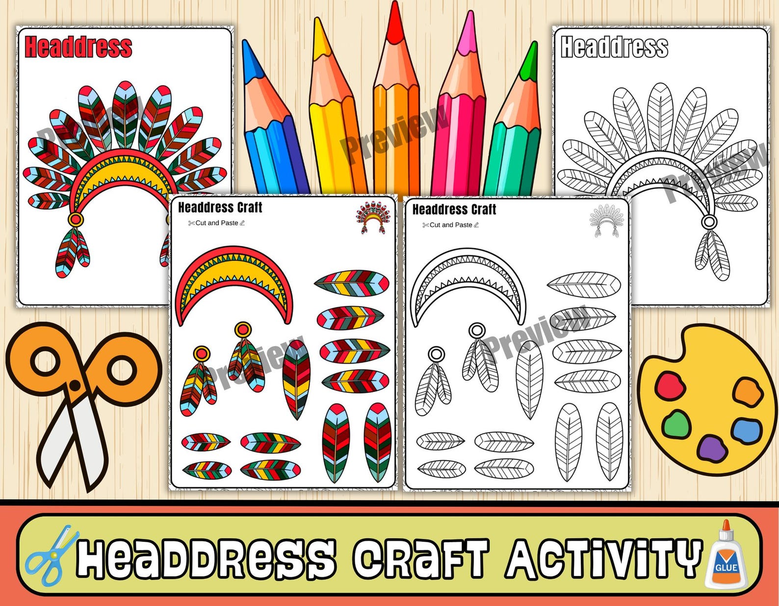 Pig Craft Template | Farm Animals Bulletin Board Theme Craft Activities ...