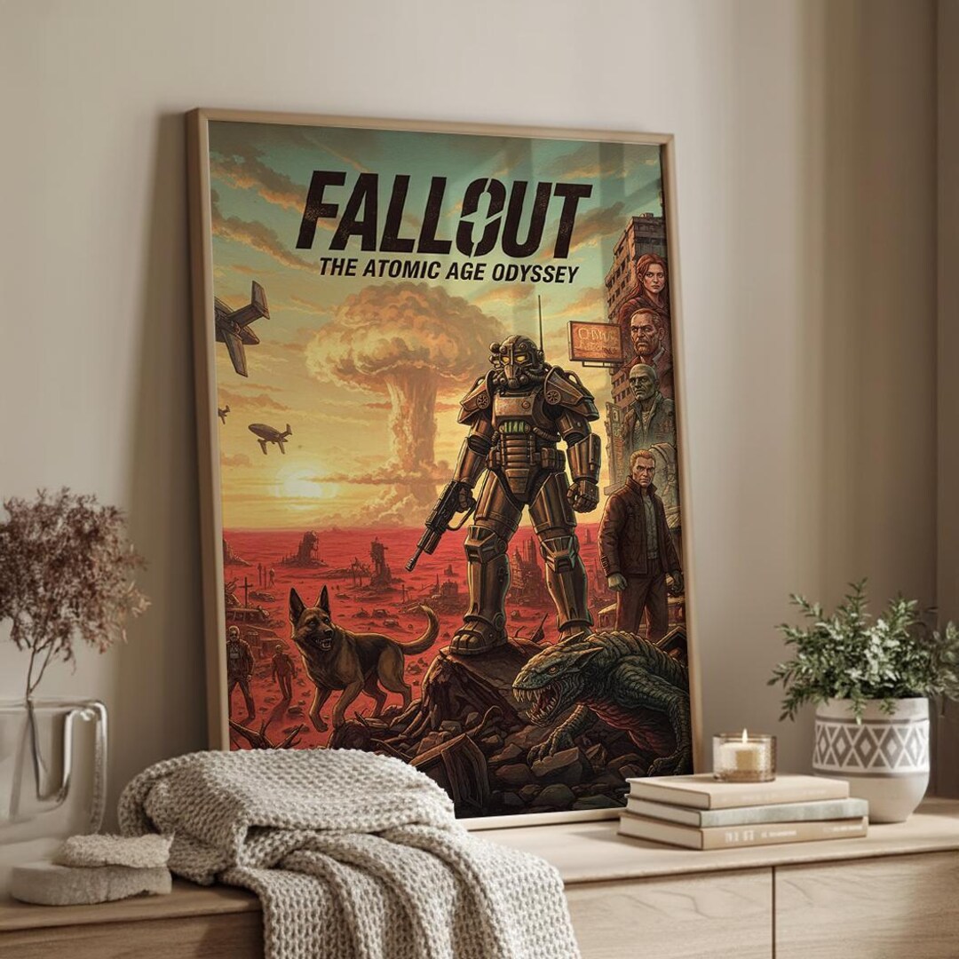 Digital Print of Fallout V3, Featuring the Brotherhood of Steel Knight ...