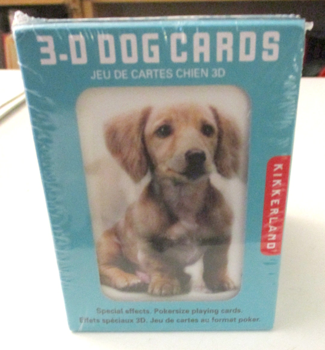 Deck of Lenticular 3-D Dog Cards - Etsy