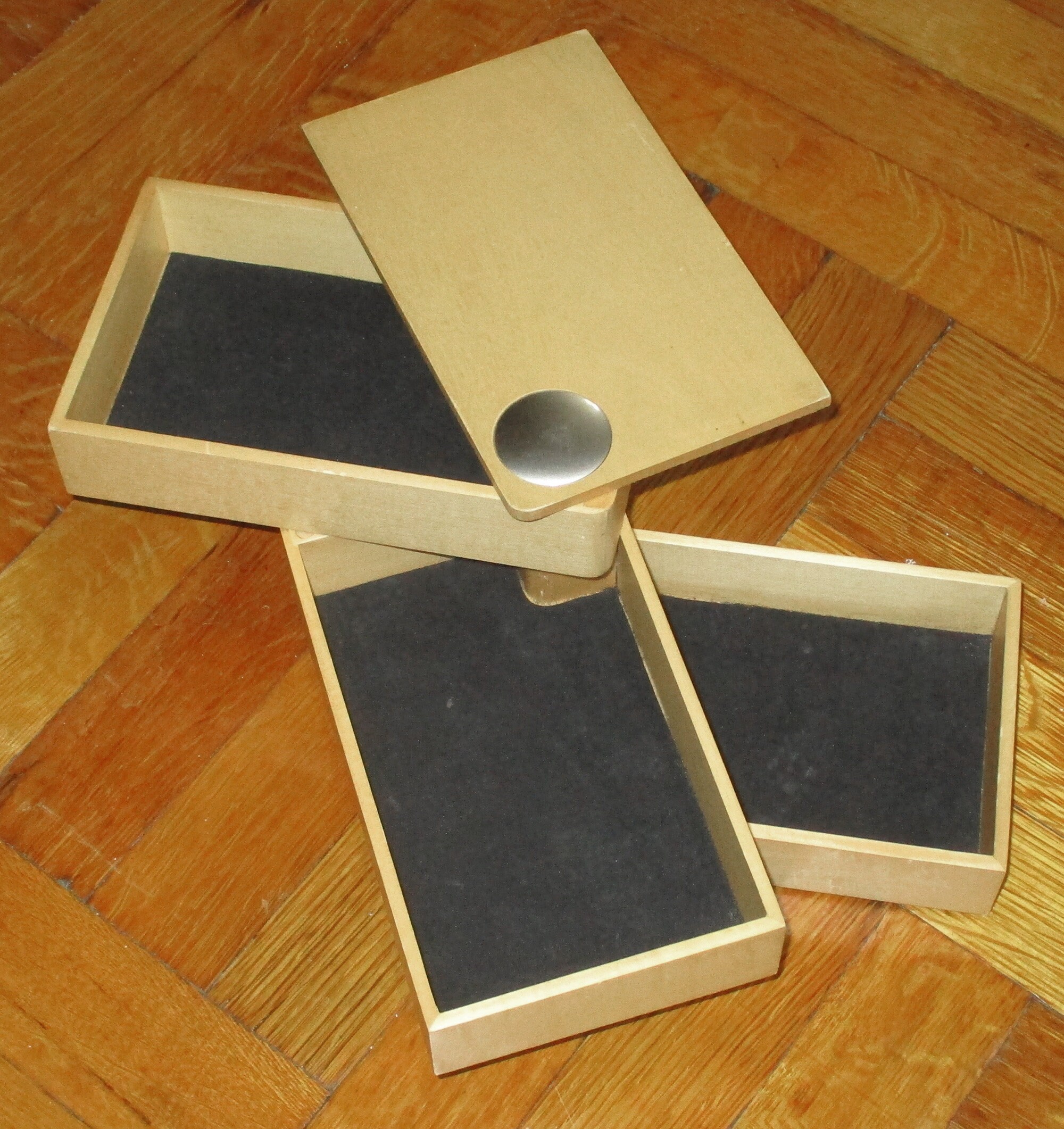 Umbra Three Drawer Wooden Spindle Box 308712-390 - Etsy