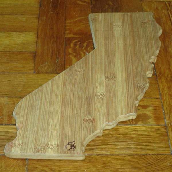 Bamboo State Cutting Board - Etsy