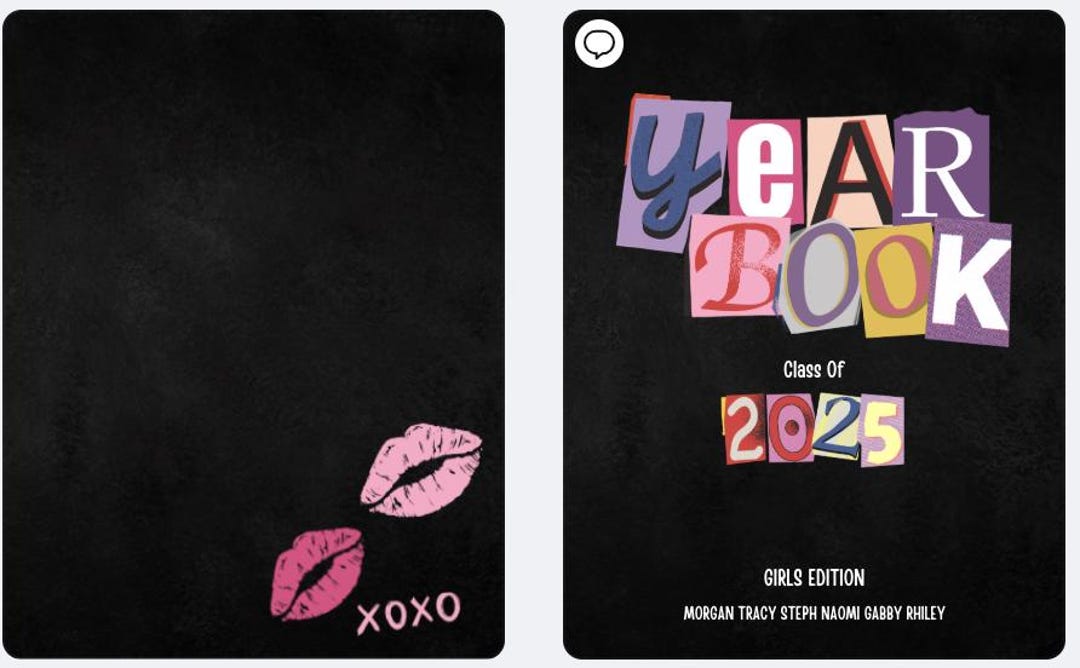 Editable Yearbook Digital Download - Etsy Australia