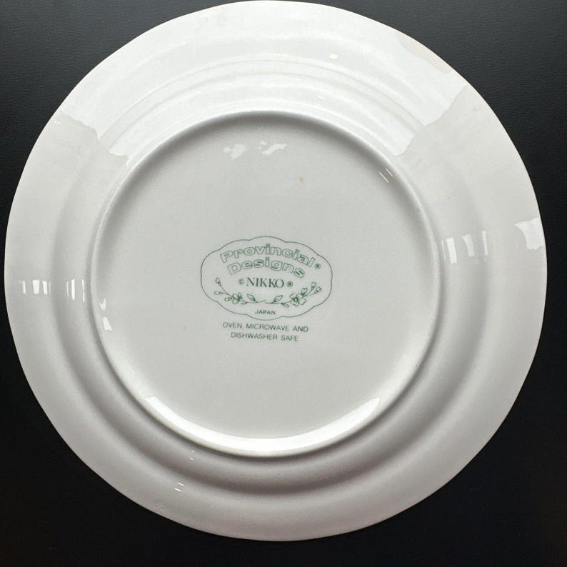 Provincial Designs Hampton Lattice Salad Plates 7 3/8” Nikko Japan ...