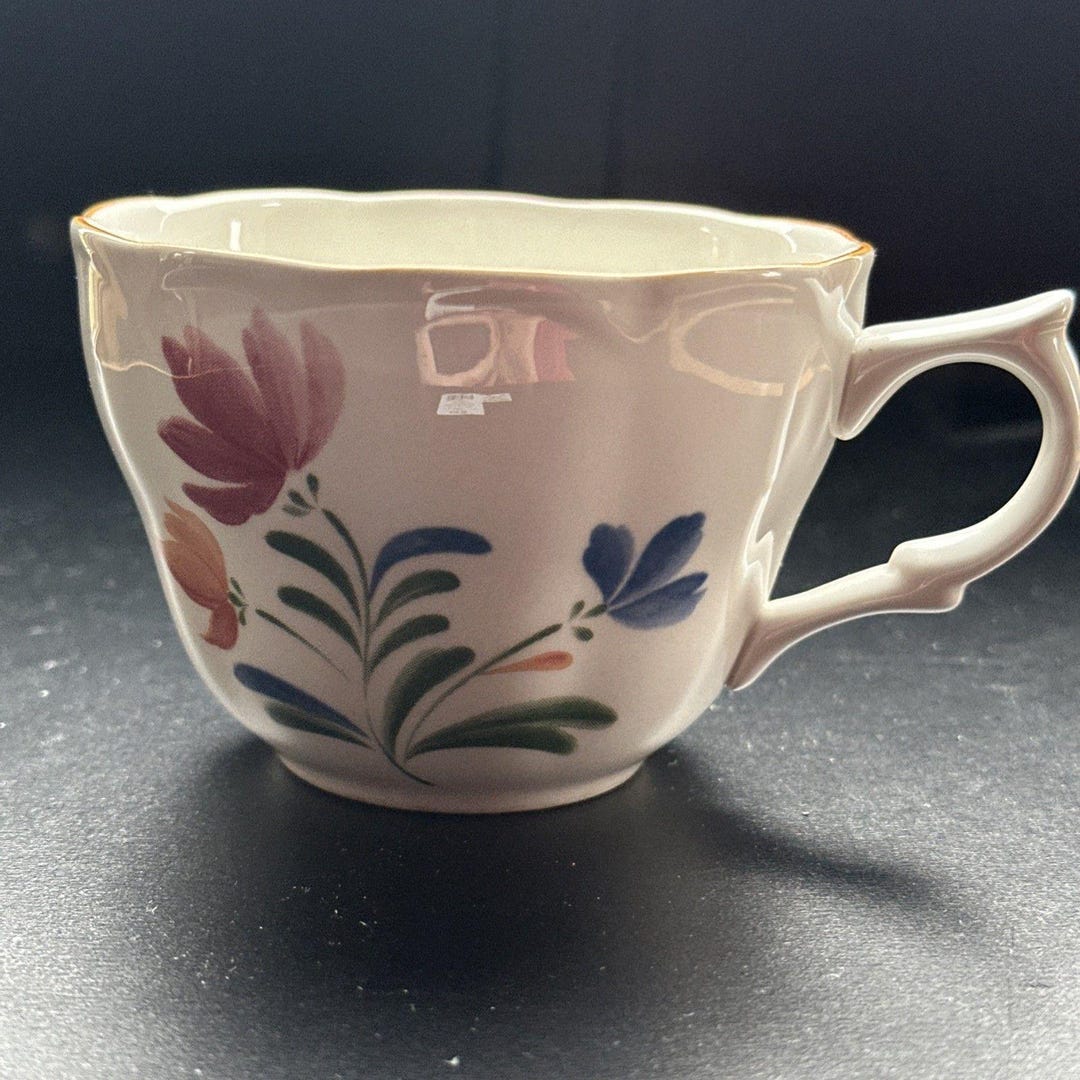 NIKKO Provincial Designs Hampton Floral Cup - Etsy