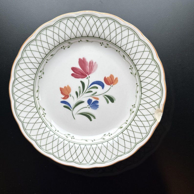 Provincial Designs Hampton Lattice Salad Plates 7 3/8” Nikko Japan ...