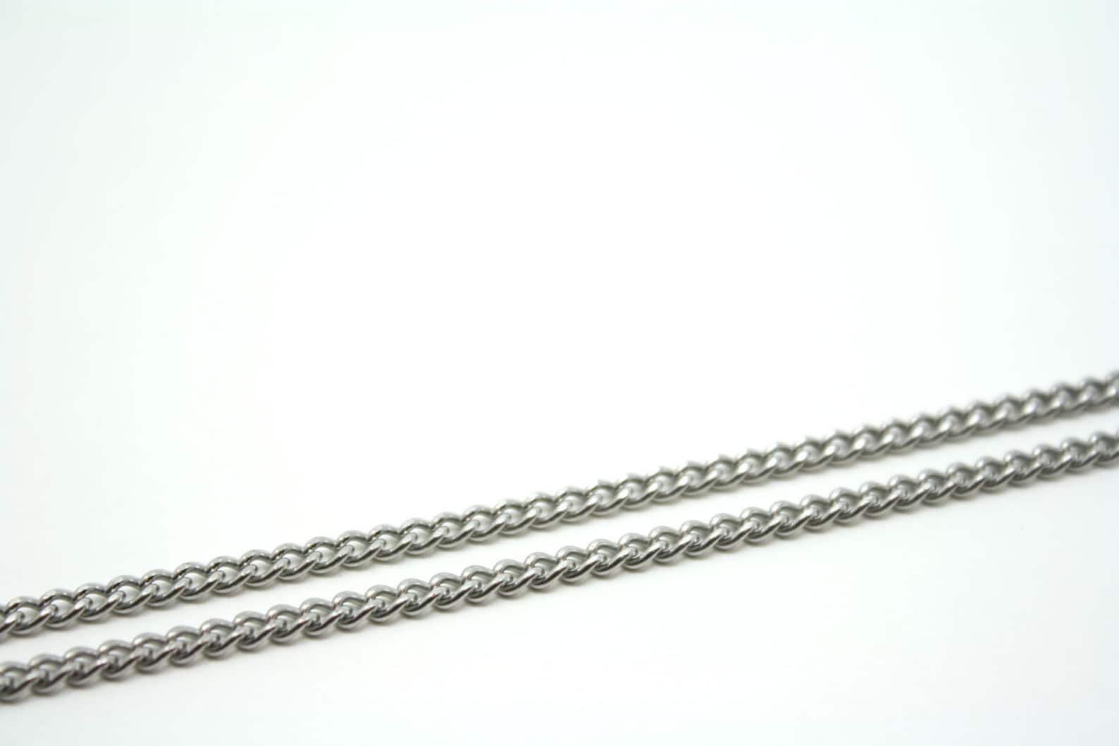Stainless Steel Chain 26 Inch (66cm) With Stainless Clasp - Etsy