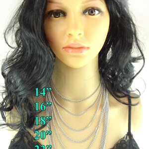 22 Inch Chain Stainless Steel With Lobster Claw Clasp - Etsy