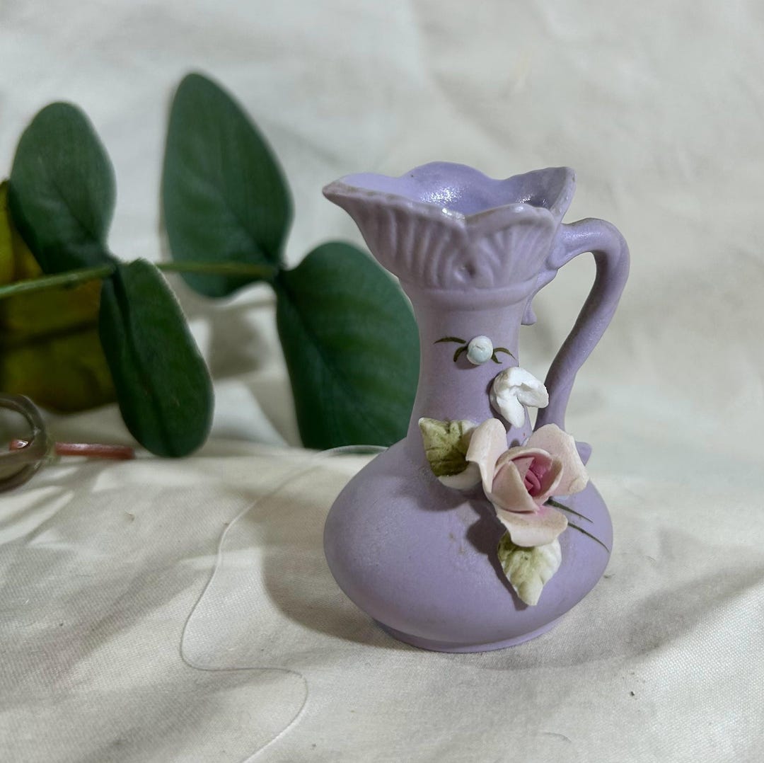 1960s Lefton Lilac Bud Vase - Etsy