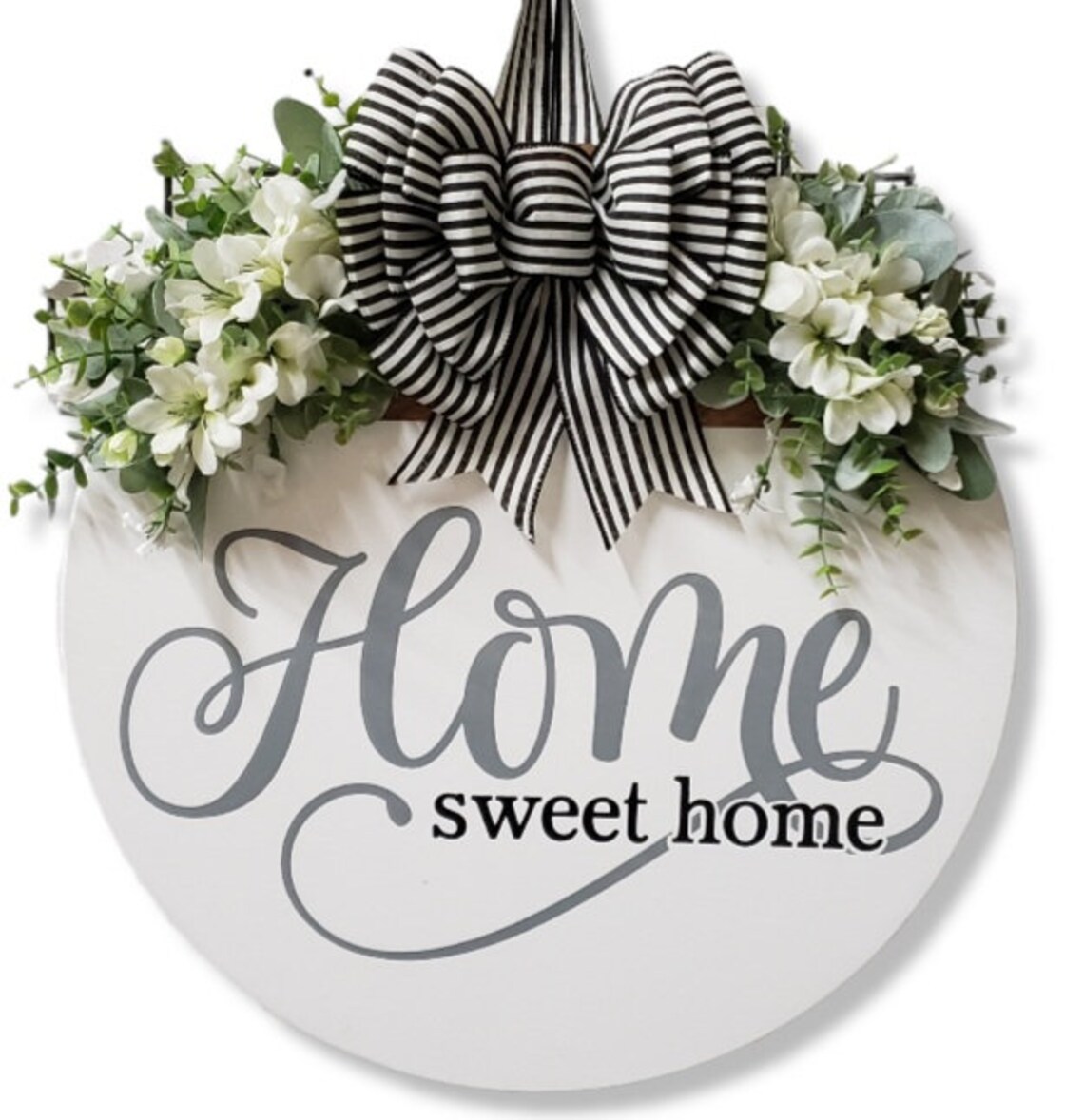 Front Door Decor Home Sweet Home Year Round Wreath Door - Etsy