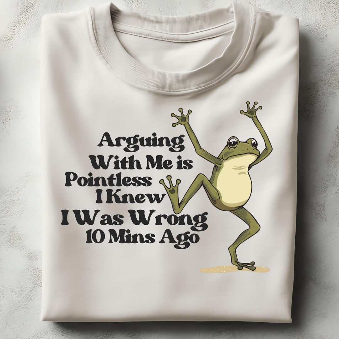 Arguing With Me is Pointless Png Svg, Weirdcore Frog Humor, Funny Frog ...