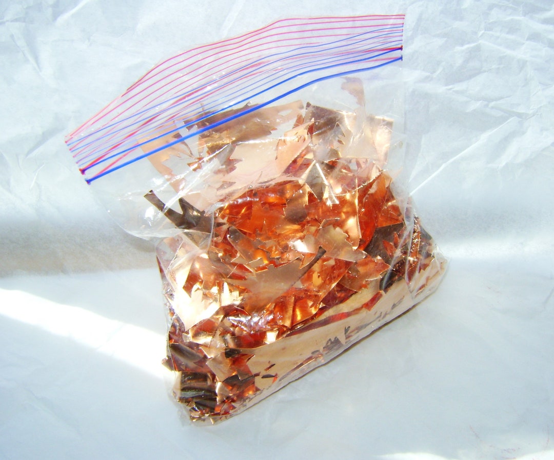 12 Oz. SCRAP COPPER Sheet. 36 Ga. 005 Thick, CLEAN! for Melting or ...