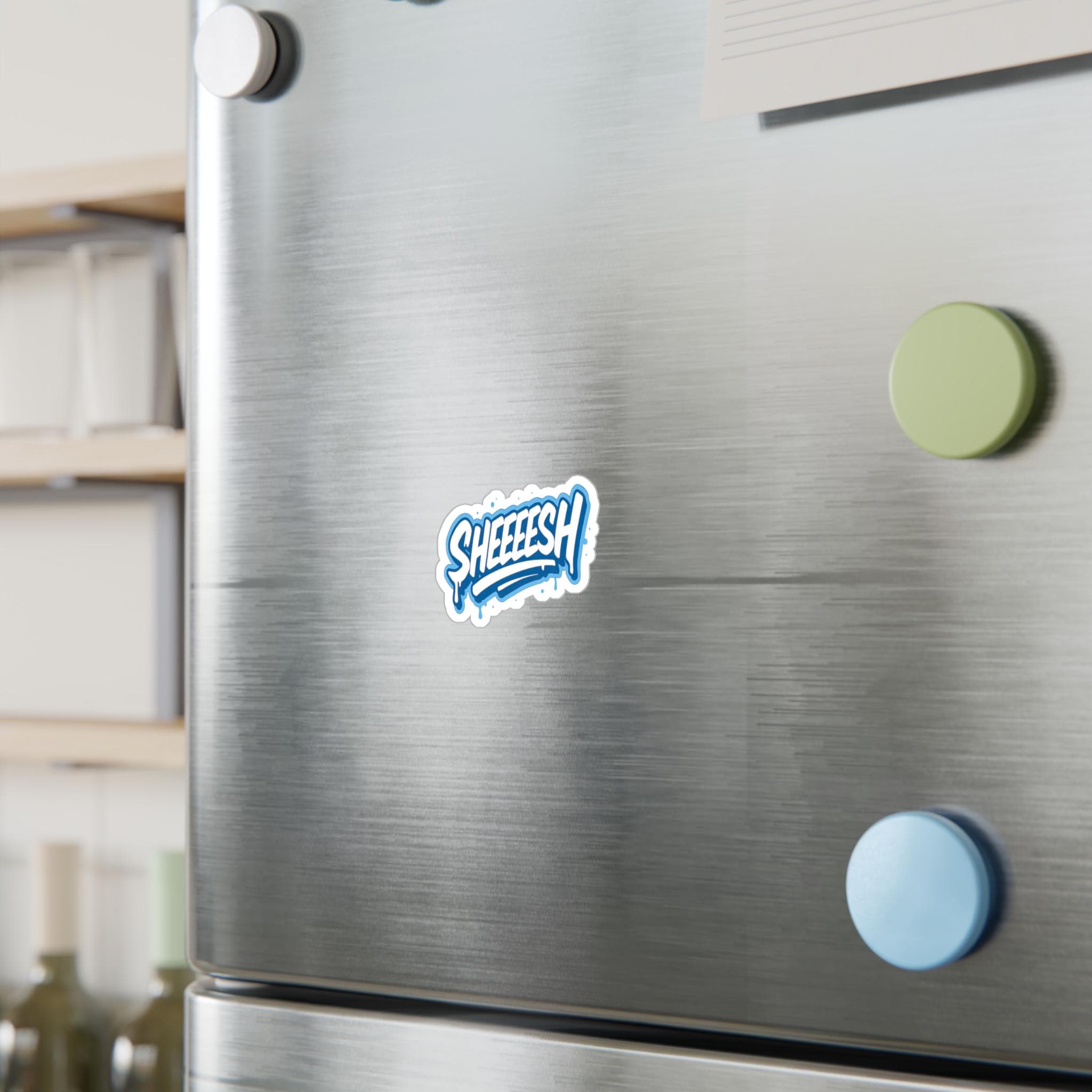 Sheeeesh Vinyl Sticker: Trendy Hype Slang Decal for Teens - Etsy