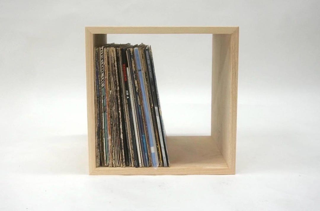 Vinyl Record Cube - Etsy