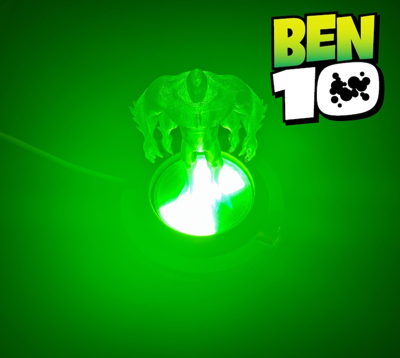 Ben 10 Omnitrix Nightlight Lamp Base - 3d Printed Ben 10 Collectible ...