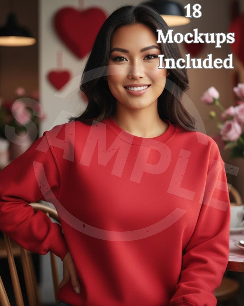 Valentine’s Day Apparel Mockup Bundle | Shirt, Hoodie, Couple Mockups ...