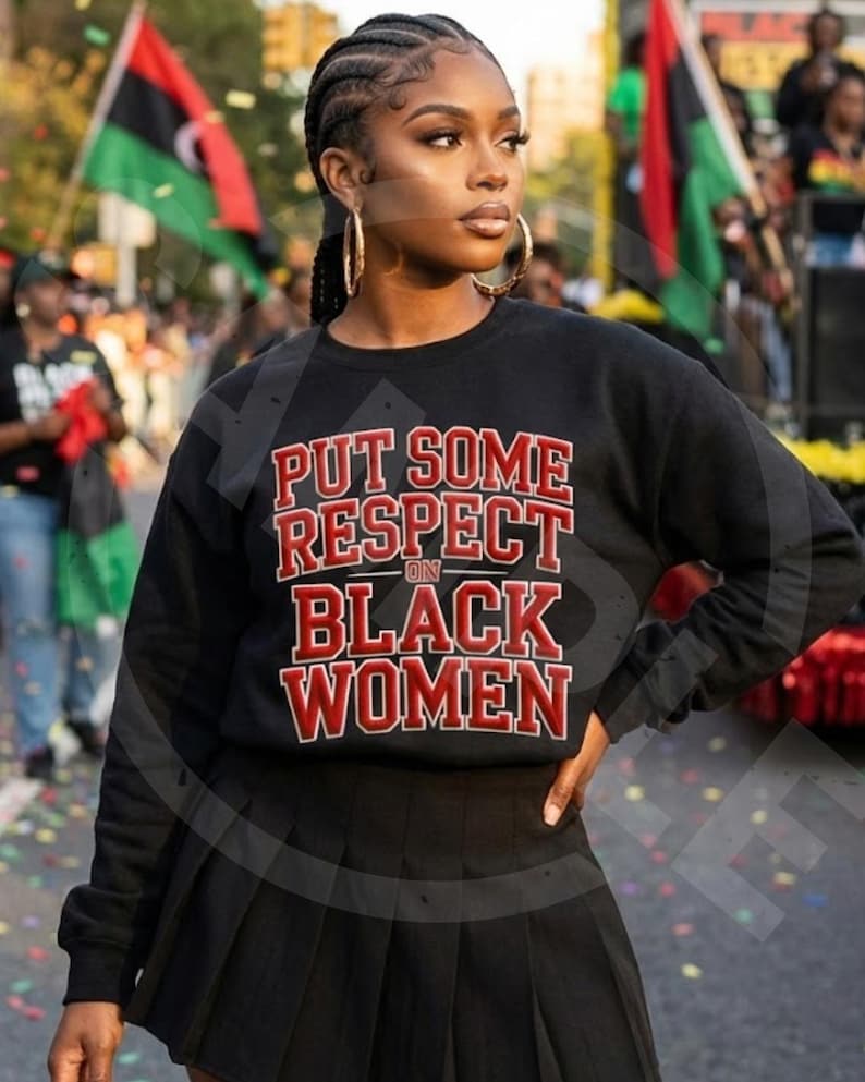 Black History Month PNG |respect on Black Women| Black Girl Magic ...