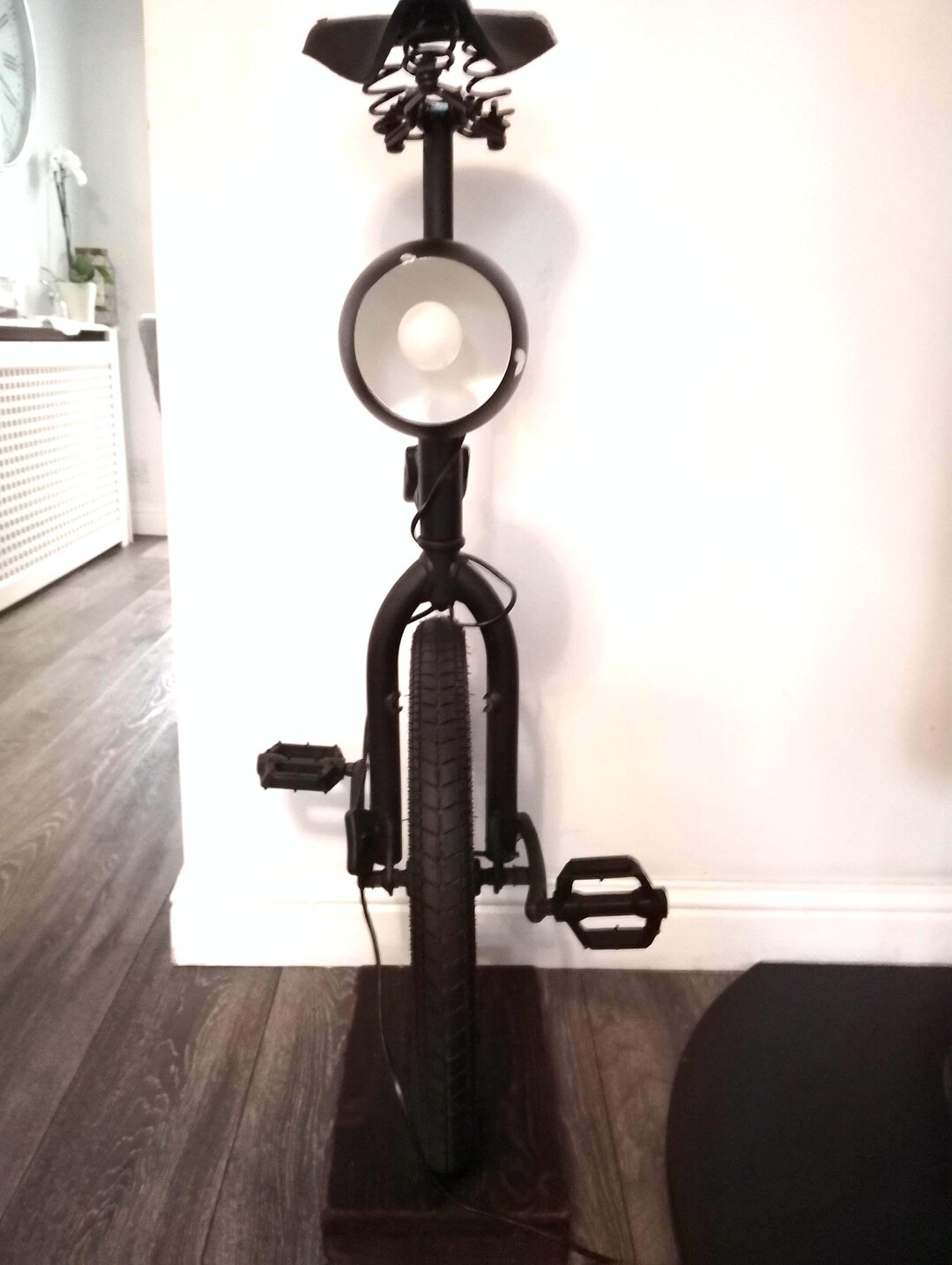 Unicycle Lamp Art Modern Unique - Etsy