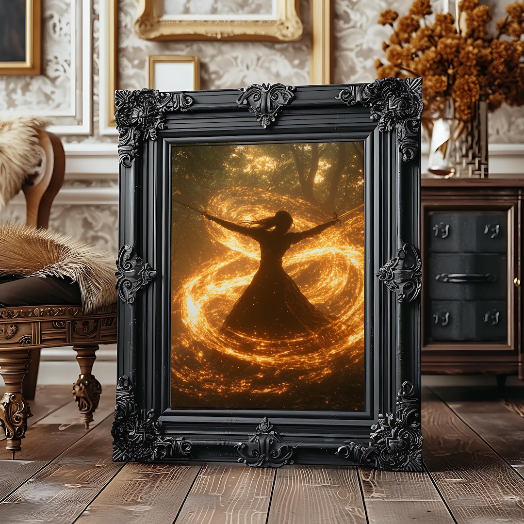 Fantasy Elven Bladesinger Performer - Dramatic Cinematic Wall Art ...