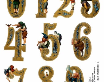 Elf Numbers - Etsy