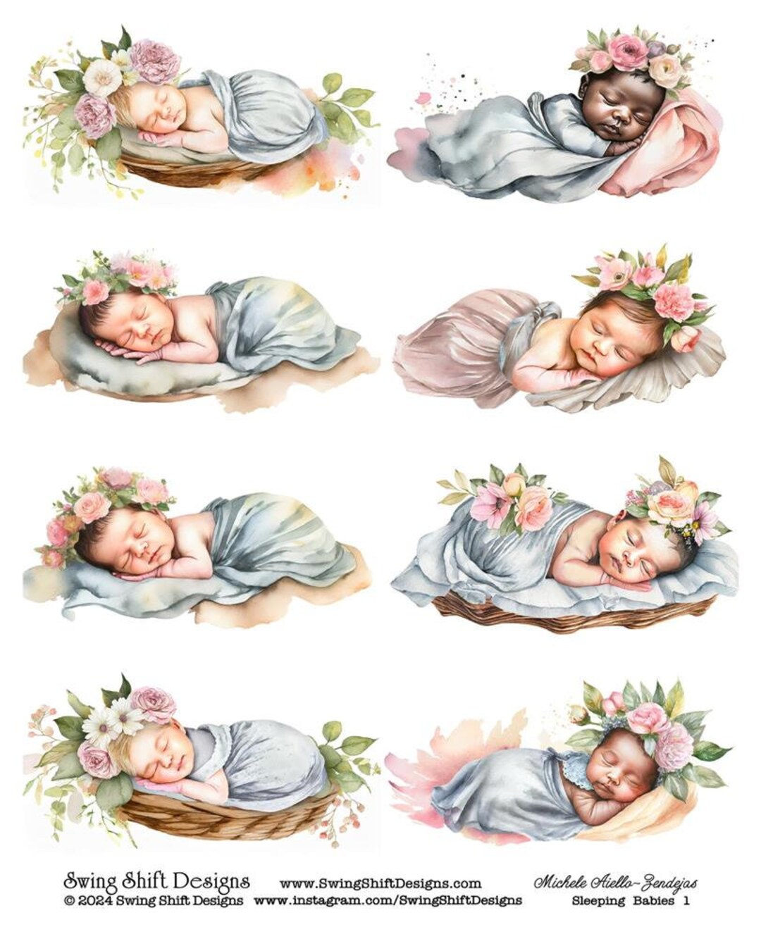 Beautiful Sleeping Babies, Infants, Black, White, Mixed Race African ...