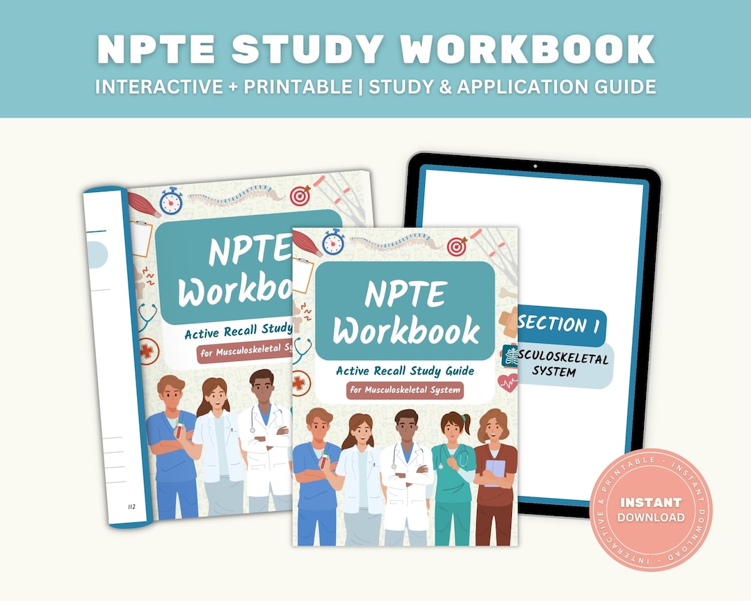 NPTE Study Guide Workbook | Interactive Exam Prep (digital Download) - Etsy