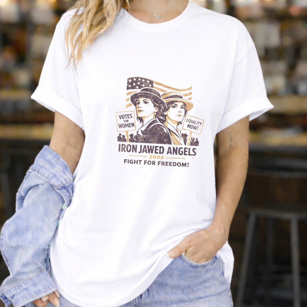Iron Jawed Angels Shir,women’s Rights Retrotee,feminist History T-shirt ...