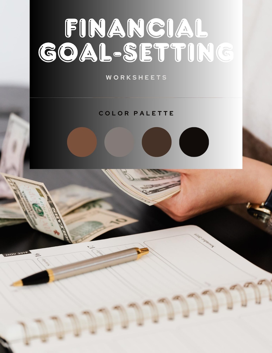 Financial Goal Worksheet Printable | Money Goals Planner | Budget ...
