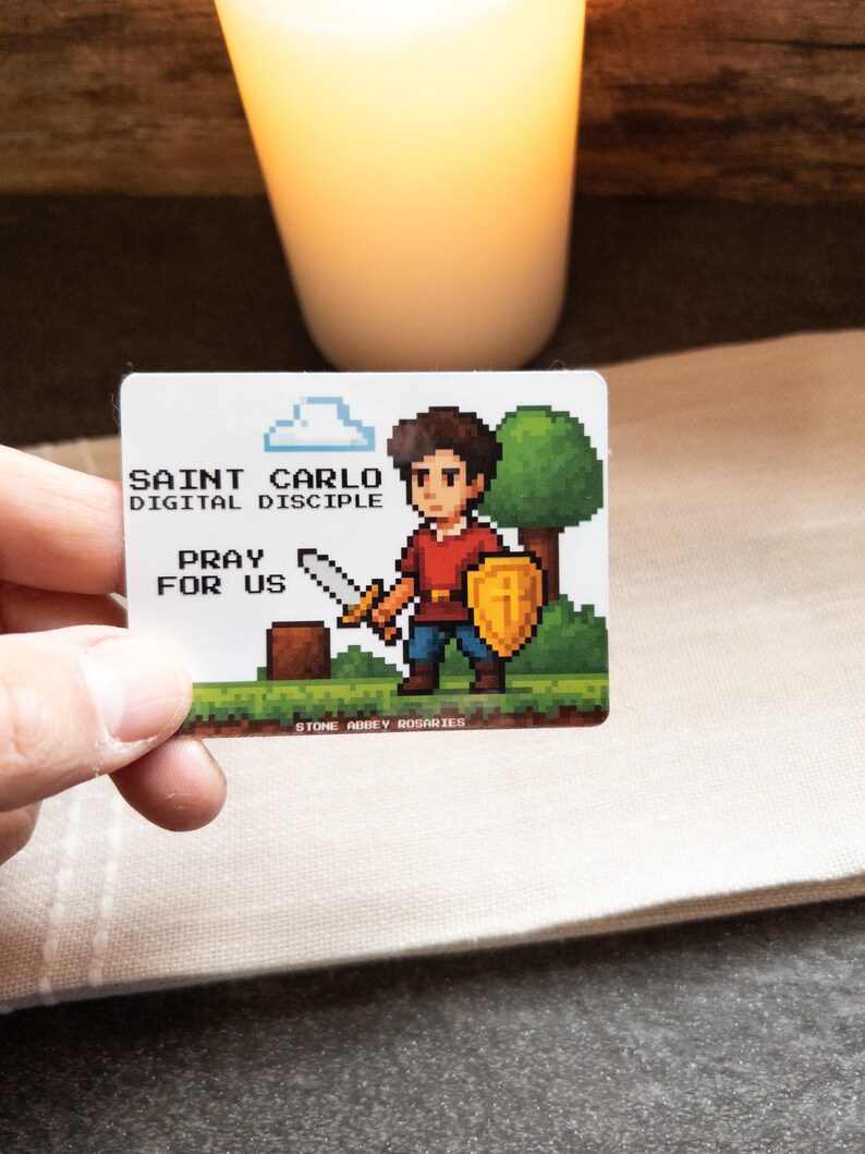 Saint Carlo Acutis Waterproof Sticker Pack •catholic Vinyl Sticker Set ...