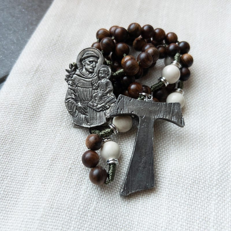 Rosaries Saint Anthony - Etsy