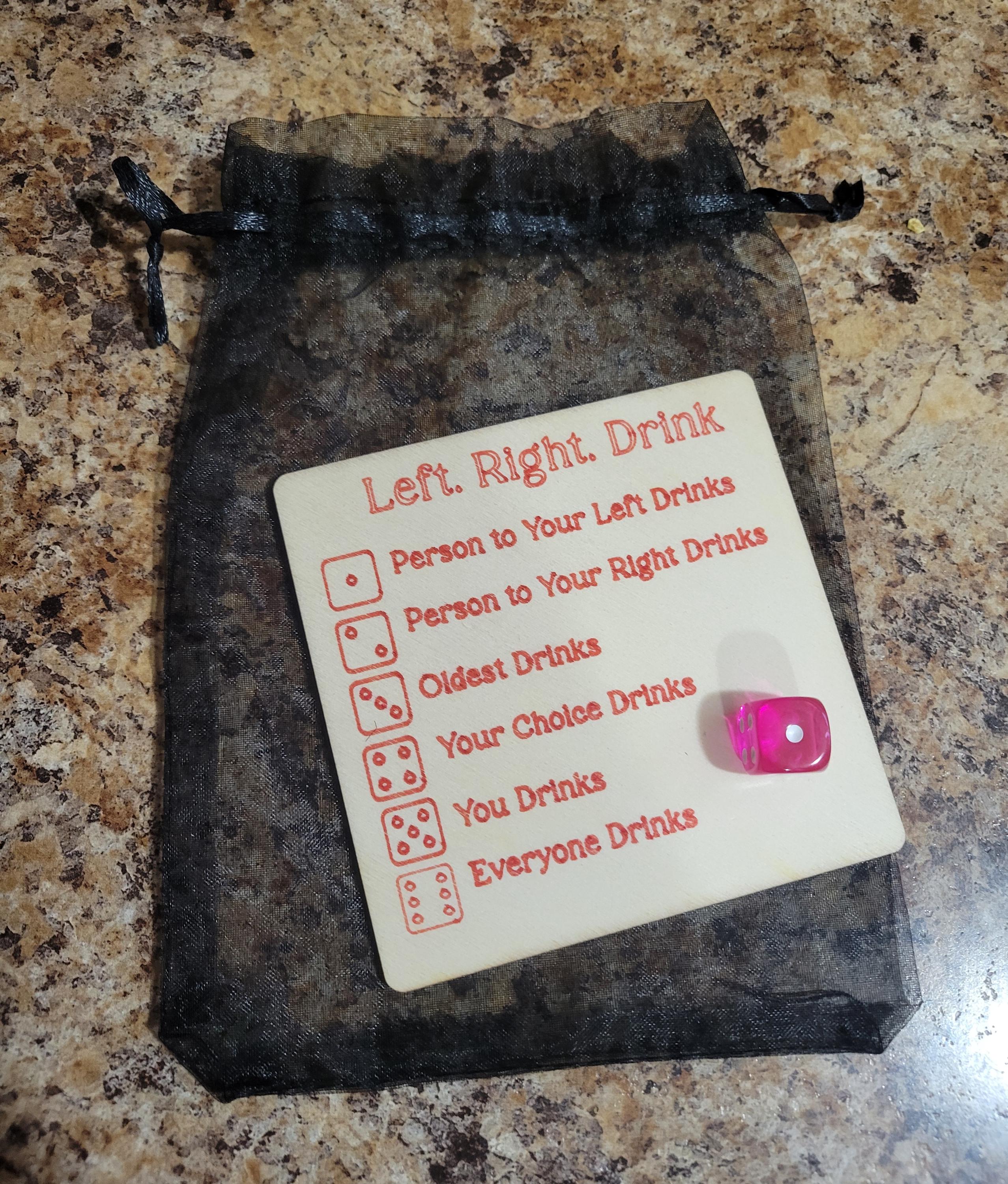 Left. Right. Drink. Game - Etsy
