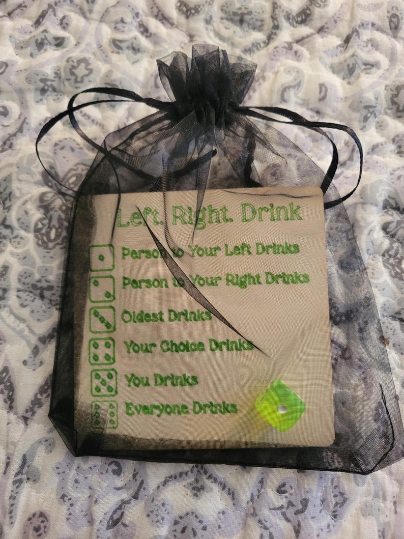 Left. Right. Drink. Game - Etsy