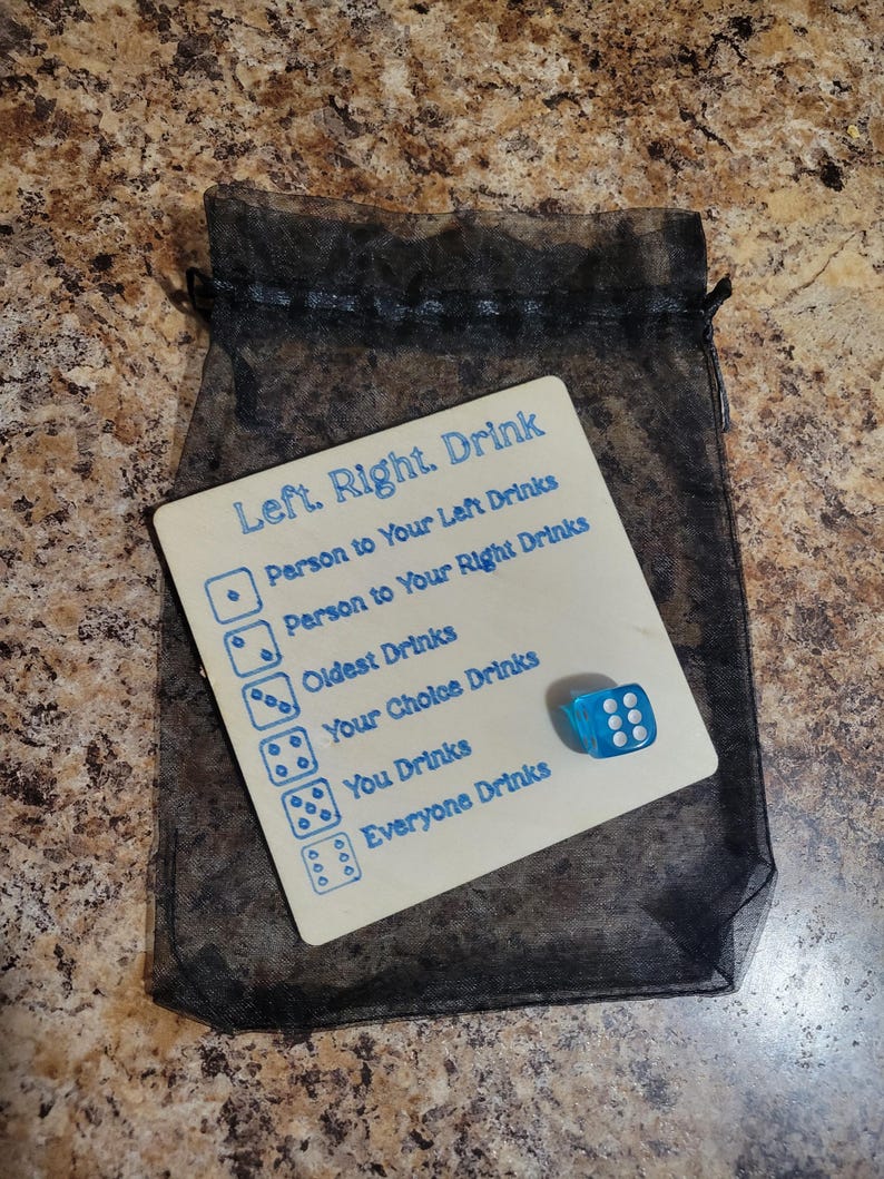 Left. Right. Drink. Game - Etsy