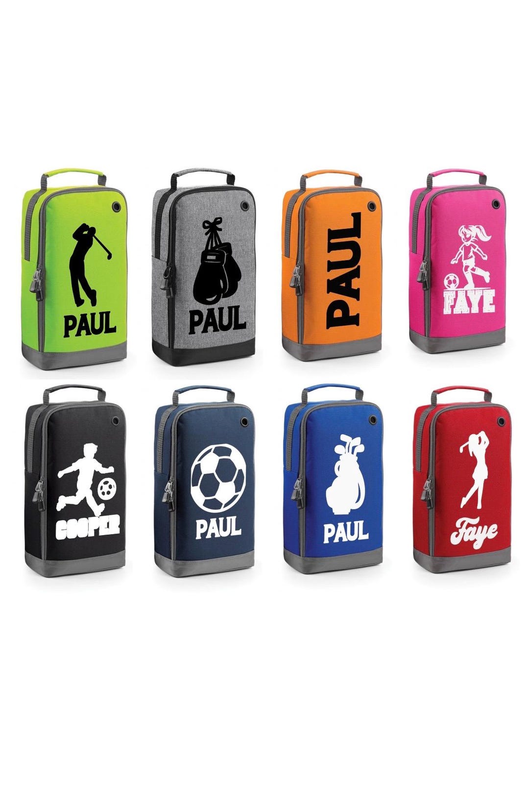 Personalised Sports Bag/ Girls Football Boot Bag/ Boys Football Boot ...