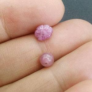 5pcs,2.5g Amazing Carving Banded Small 3D Fox,tube,flower,round Bead ...
