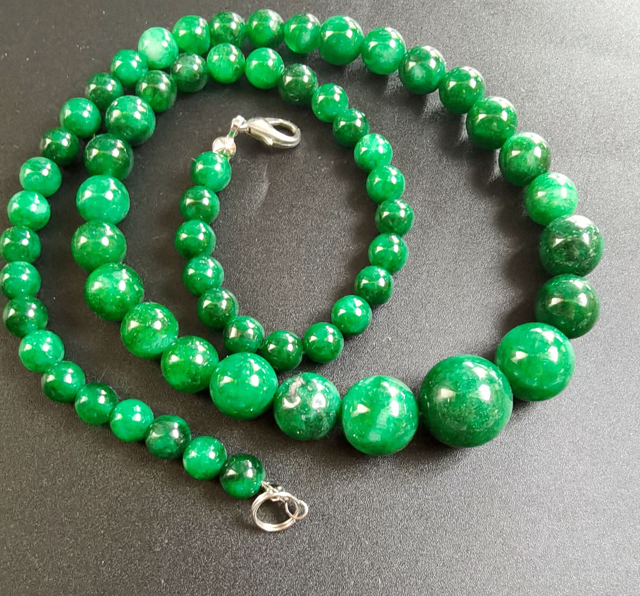 6mm-14mm, Round Rainbow Jade Strand, Yellow,green,pink, Gemstone Bead ...