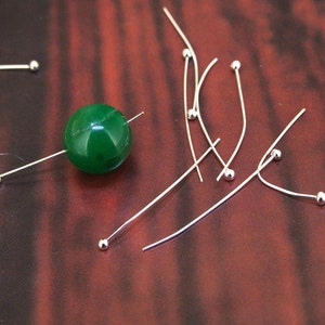 Plated Silver Ball Head Pin Needle Finding Filigree Metal - Etsy