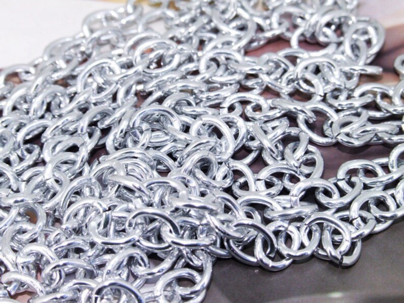 Chunky Smooth Curb Chain Smooth Chain Long Shiny Loop Copper | Etsy